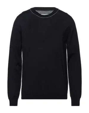 MAISON MARGIELA Knitted Sweater Dark Blue