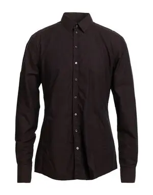Dolce & Gabbana Man Shirt Black Size 15 Cotton Cocoa