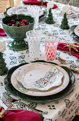JULISKA Berry & Thread North Pole Dessert/salad Plate