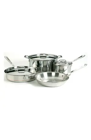 ALL-CLAD Copper Core 7-piece Cookware Set - Stainless Steel
