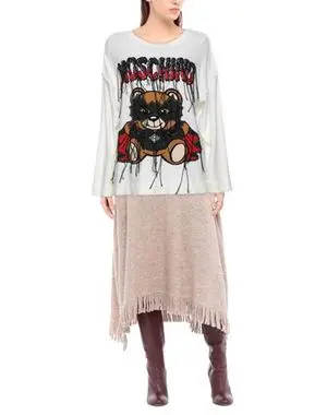 Moschino Sweater In Virgin Wool - White