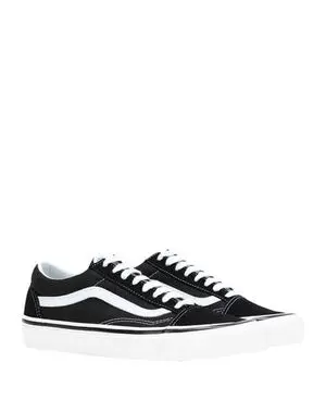 VANS Leather And Textile Sneakers - Black