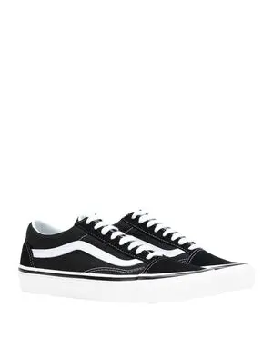 VANS Leather And Textile Sneakers - Black