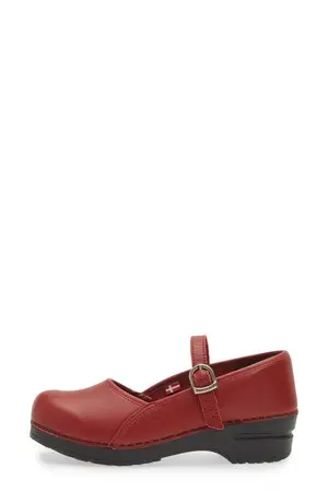 SANITA Clare Mary Jane Clog - Red