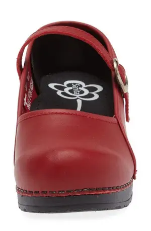 SANITA Clare Mary Jane Clog - Red