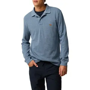 Rodd & Gunn Gunn Piqué Polo - Chambray