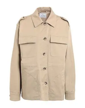 Woolrich Twill Overshirt - Beige