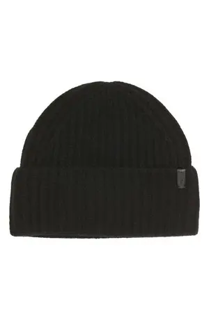 VINCE Vince. Boiled Cashmere Chunky Rib Beanie