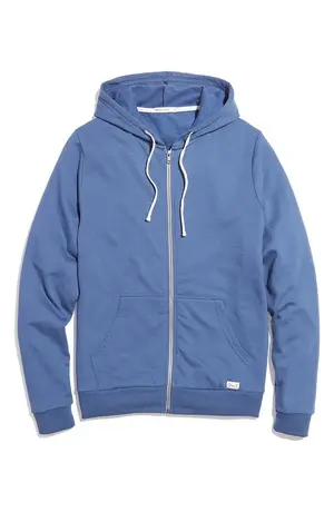 Marine Layer Full Zip Hoodie Faded Navy