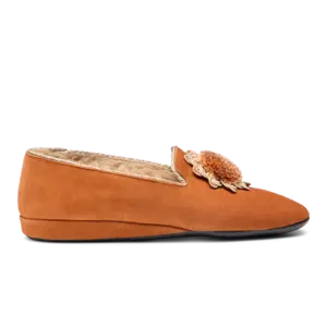 Sarah Flint Sarah Flint Fireside House Slipper Cognac Suede