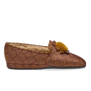 Sarah Flint Fireside Suede House Shoe Red
