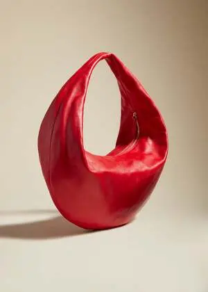 Khaite The Medium Olivia Hobo - Scarlet