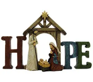 SANTA'S WORKSHOP Inc. 10' Hope Nativity - One-color
