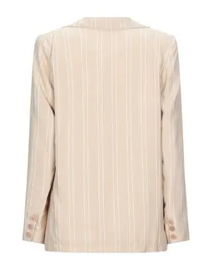 JIJIL Striped Blazer - Beige