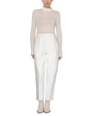 MANILA GRACE Straight-leg Pants - Ivory