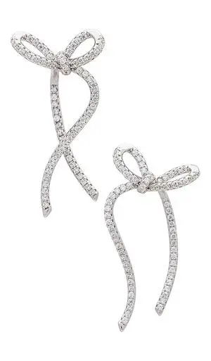 Shashi Caroline Earrings - Silver