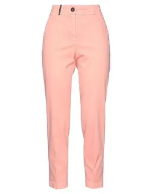 Peserico Tapered Twill Pants Salmon Pink