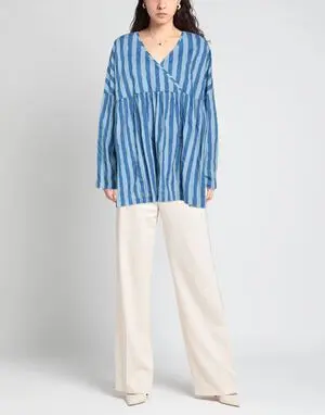 ALESSIA SANTI Striped Woven Top