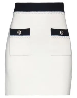 Maje Cotton Blend Mini Skirt