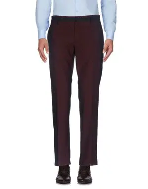 Dolce & Gabbana DOLCE & GABBANA Chocolate Virgin Wool Blend Polka Dot Tailored Trousers Cocoa