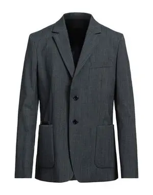 TRUSSARDI Man Blazer Midnight Blue Size 36 Virgin Wool, Cotton, Elastane Midnight Blue