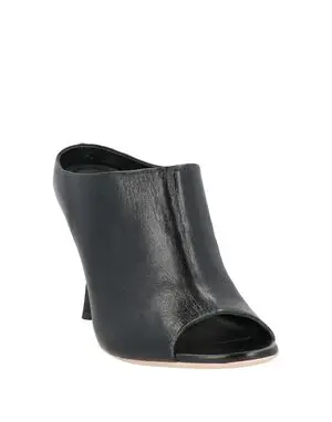 Agl Leather Spool Heel Sandals