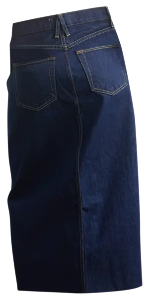 SLVRLAKE Net Sustain Organic Denim Midi Skirt