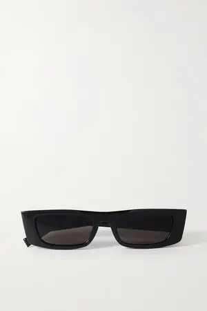 Saint Laurent Rectangular Sunglasses - Black
