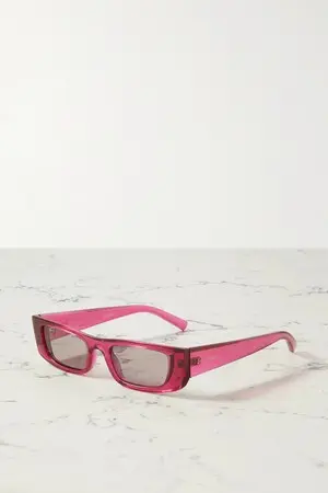 Saint Laurent SAINT LAURENT EYEWEAR Rectangular Sunglasses Pink