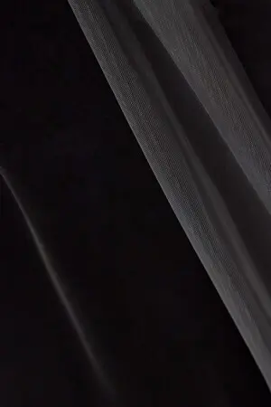 TOM FORD Paneled Velvet And Tulle Maxi Dress