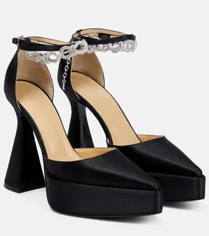 MACH & MACH Mach & Mach Bow Chain Platform Pumps