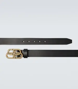 Balenciaga Bb Leather Belt