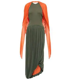 Loewe Draped Halterneck Midi Dress