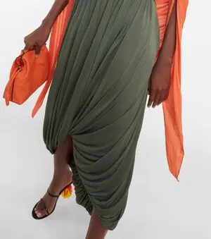 Loewe Draped Halterneck Midi Dress