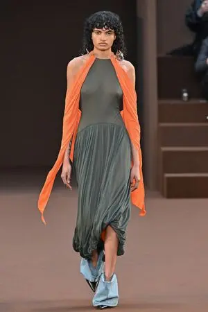 Loewe Draped Halterneck Midi Dress
