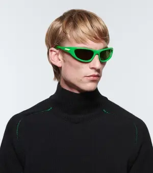 Bottega Veneta Wraparound Sunglasses