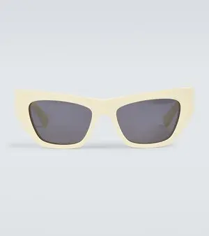 Bottega Veneta Angle Square Sunglasses - Yellow