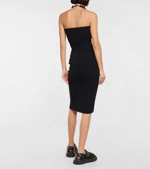 Wardrobe.NYC Strapless Ribbed Top
