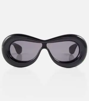 Loewe Inflated Oval Sunglasses - Black