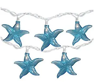 NORTHLIGHT S/10 Starfish Novelty String Lights 9ft