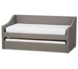 BAXTON STUDIO Barnstorm Modern And Contemporary Upholstered D Aybed Trundle - One-color