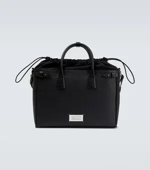 MAISON MARGIELA 5ac Document Holder Leather Tote Bag