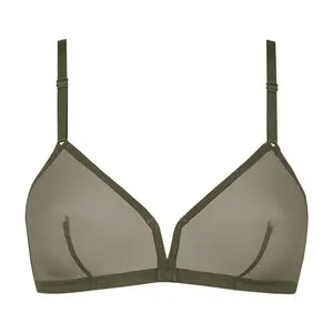 ERES Providence Wireless Triangle Bra Olive