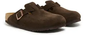 BIRKENSTOCK Birkenstock Boston Leather Mules Black