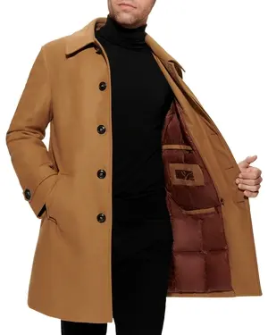 NORWEGIAN WOOL Weatherproof Euro Coat - Camel