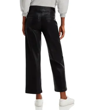 Paige Nellie High Rise Cropped Wide Leg Jeans