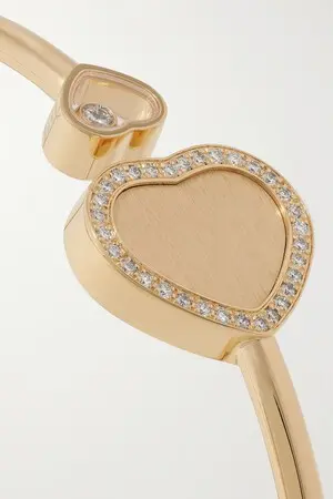 Chopard Happy Hearts 18-karat Diamond Cuff