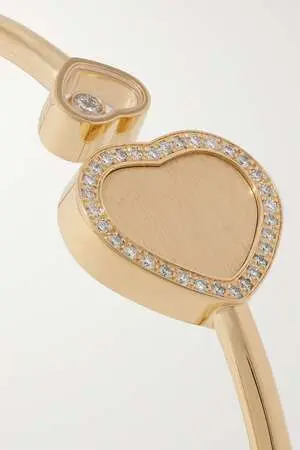 Chopard Happy Hearts 18-karat Diamond Cuff