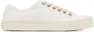 MAISON MARGIELA Maison Margiela Black Tabi Sneakers T1003 White