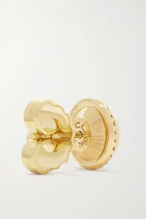 OLE LYNGGAARD COPENHAGEN Lotus Pearl And Diamond Earrings - Gold